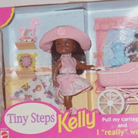 Mattel | Accents | Vintage Rare Collectible Barbie Tiny Steps Black ...